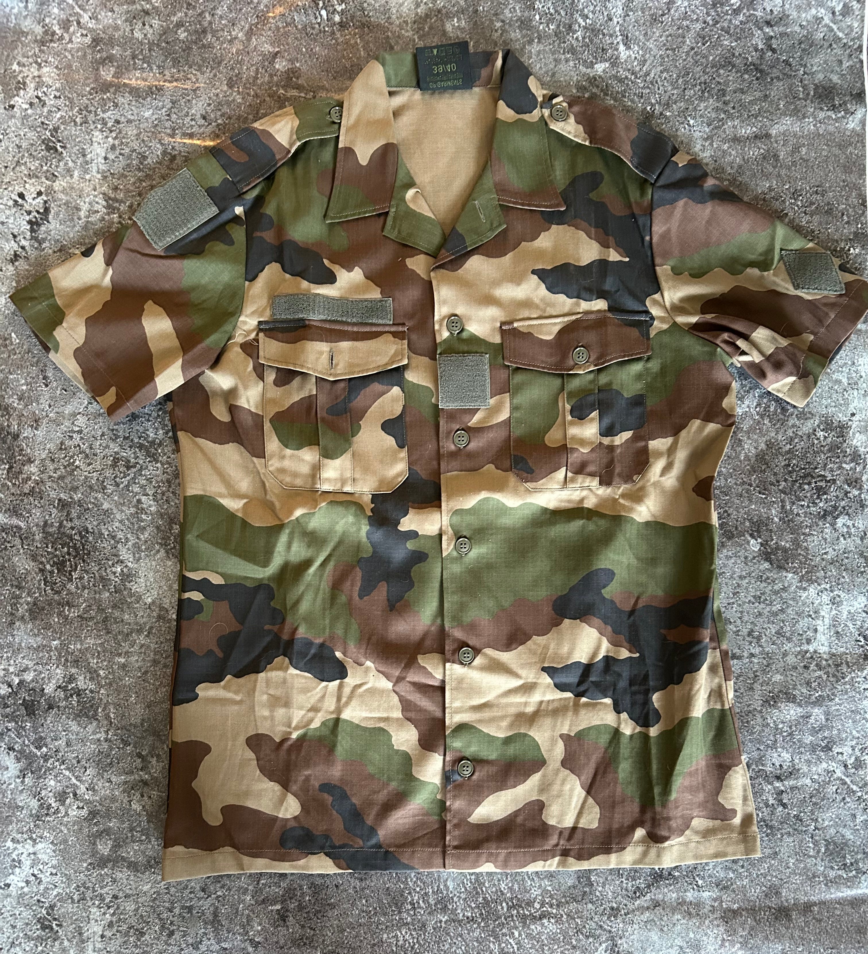 Buy French CCE Shirt Original - French Short Sleeve Shirt – CamoCat Surplus